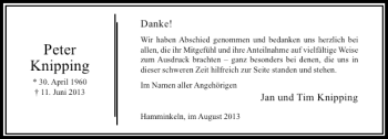 Alle Traueranzeigen für Peter Knipping | trauer.rp-online.de