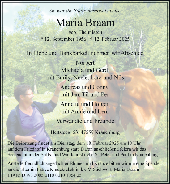 Traueranzeigen aus kleve | trauer.rp-online.de