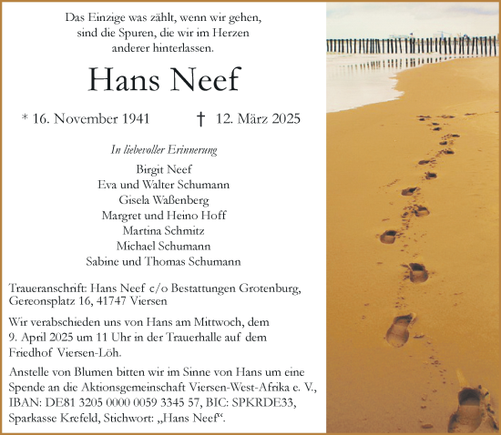 Traueranzeigen aus viersen | trauer.rp-online.de